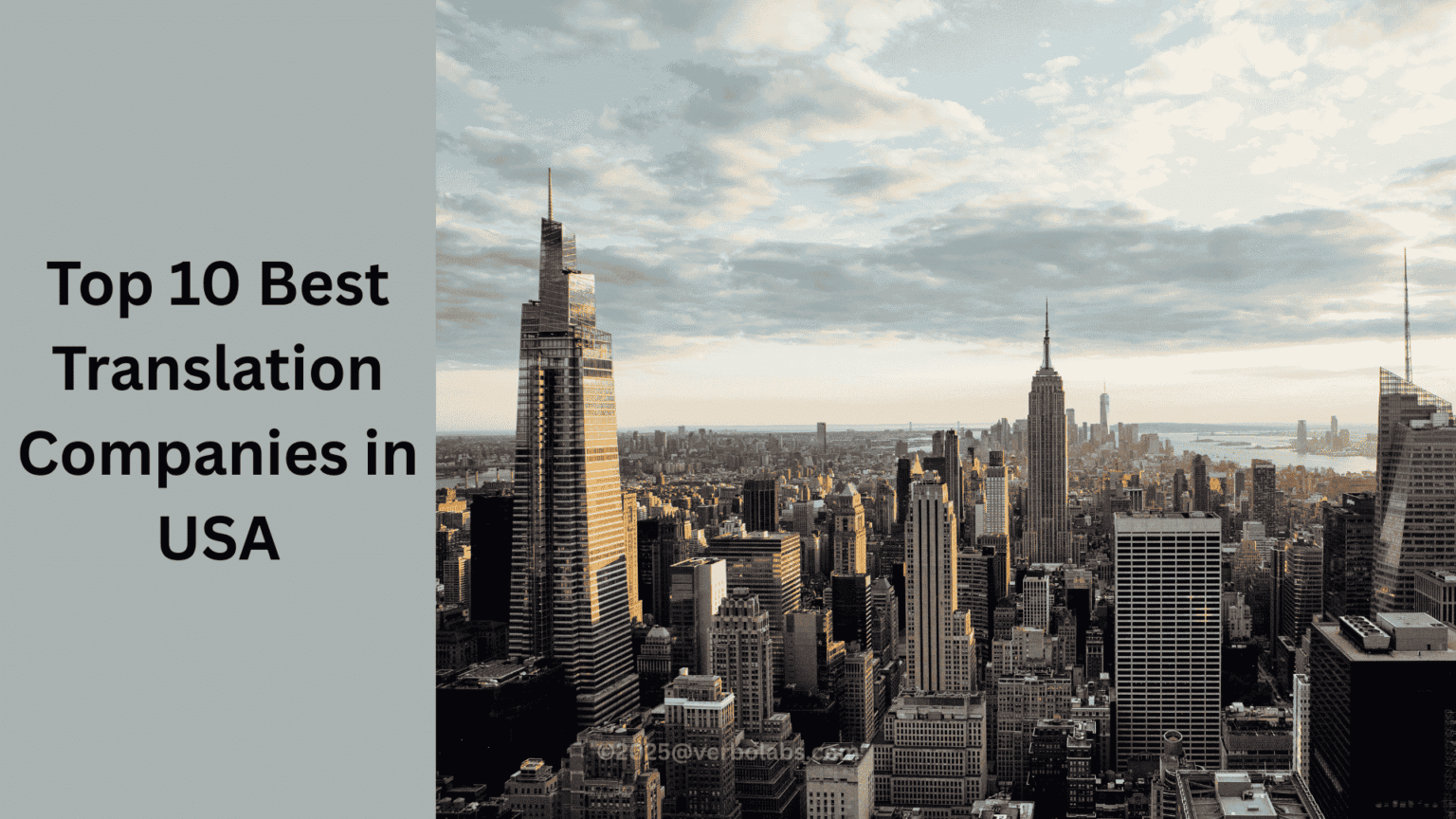 Top 10 Best Translation Companies in USA (2025) - VerboLabs